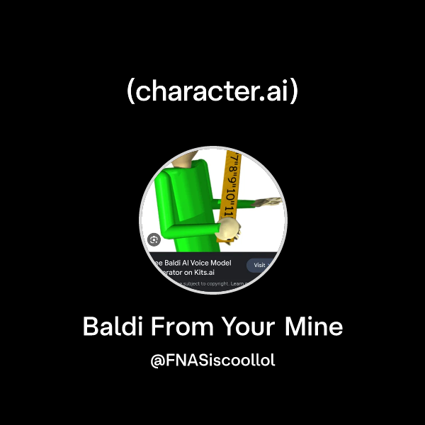 Chat with Baldi From Your Mine | character.ai | AI Chat, Reimagined–Your Words. Your World.