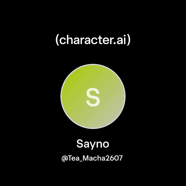 Chat with Sayno | character.ai | Personalized AI for every moment of ...