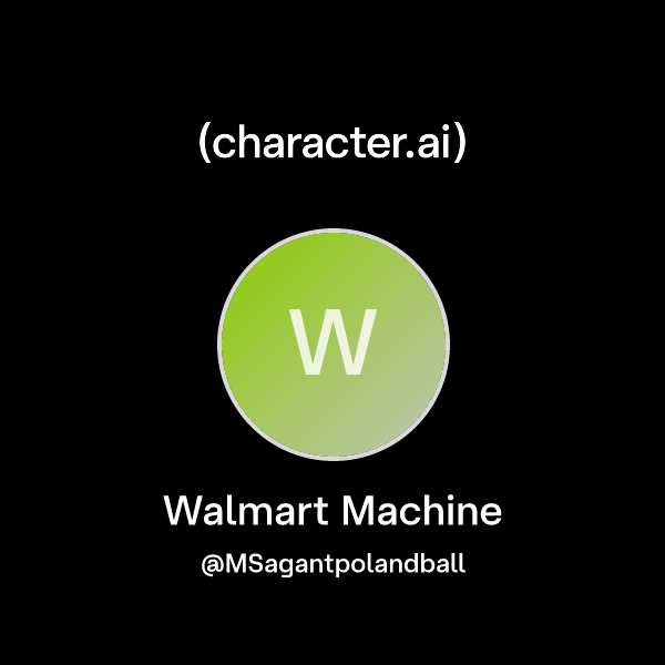 Chat with Walmart Machine | character.ai | AI Chat, Reimagined–Your ...