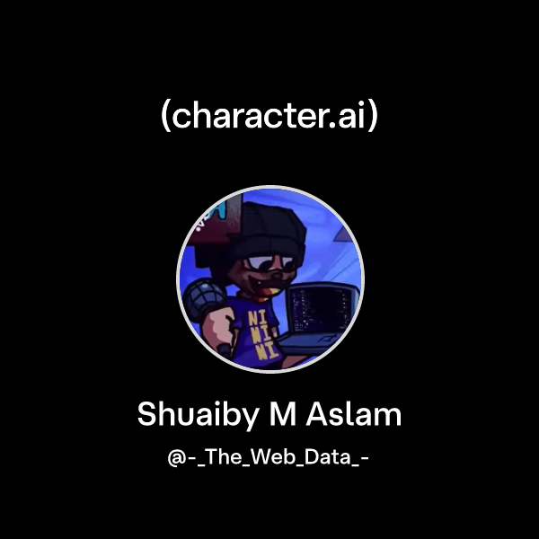 Chat with Shuaiby M Aslam | character.ai | AI Chat, Reimagined–Your ...