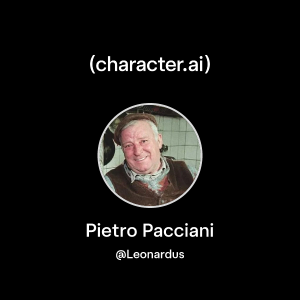 Chat with Pietro Pacciani | character.ai | Personalized AI for every ...