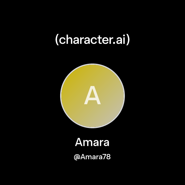 Amara (@Amara78) | character.ai | AI Chat, Reimagined–Your Words. Your ...