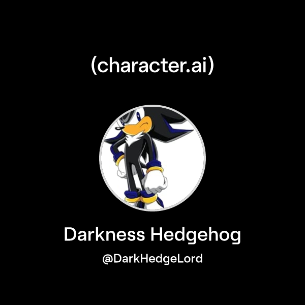 Darkness Hedgehog (@DarkHedgeLord) | character.ai | AI Chat, Reimagined ...