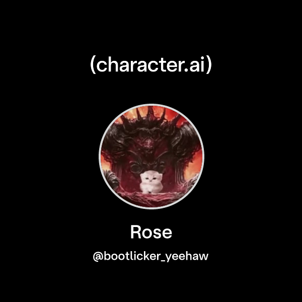 Rose (@bootlicker_yeehaw) | character.ai | AI Chat, Reimagined–Your Words. Your World.