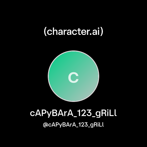 cAPyBArA_123_gRiLl (@cAPyBArA_123_gRiLl) | character.ai | Personalized ...