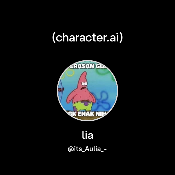 lia (@its_Aulia_-) | character.ai | AI Chat, Reimagined–Your Words ...
