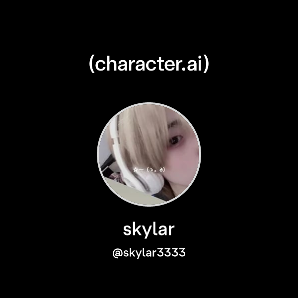 skylar (@skylar3333) | character.ai | Personalized AI for every moment ...